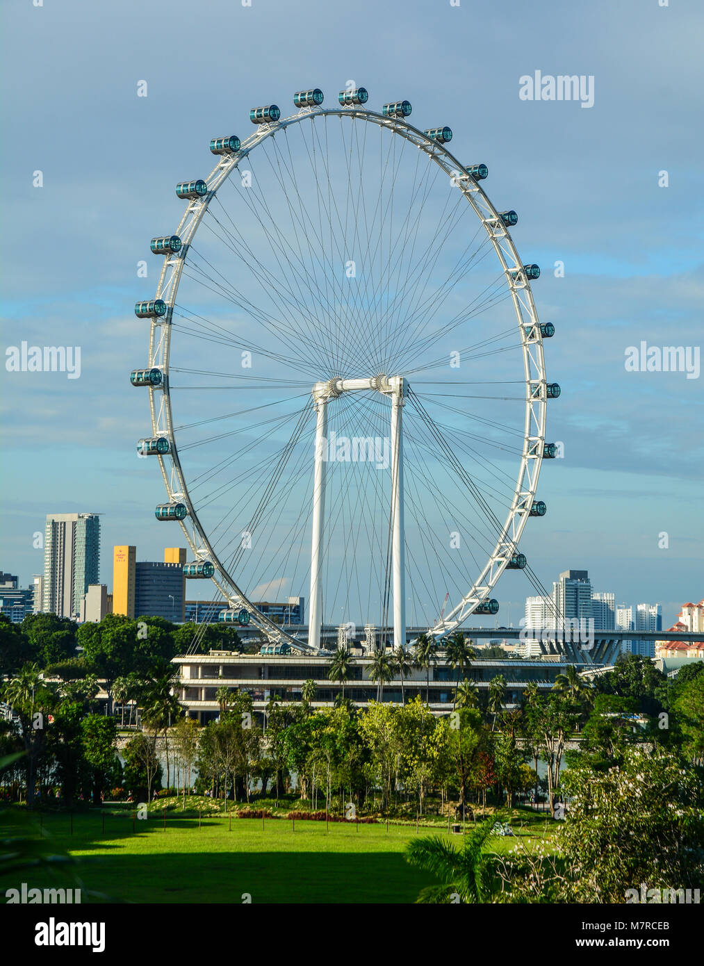 Singapore - Mar 12, 2016. Singapore Flyer observation wheel. The Flyer ...