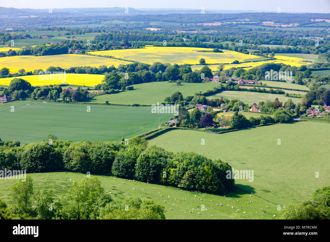 English farming landscape aerial hi-res stock photography and images ...