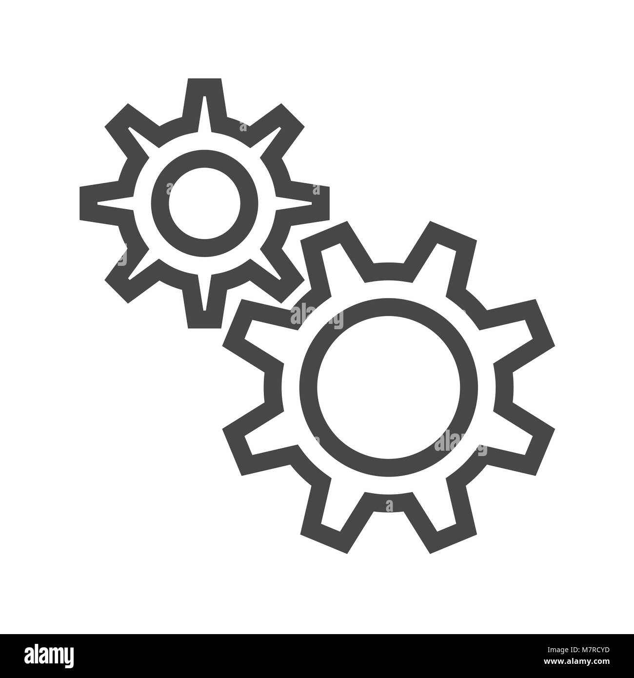 Construction engineering thin line Black and White Stock Photos ...