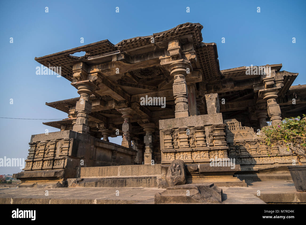 Hemadpanti shiva temple, the 11th century temple is built of stone in ...