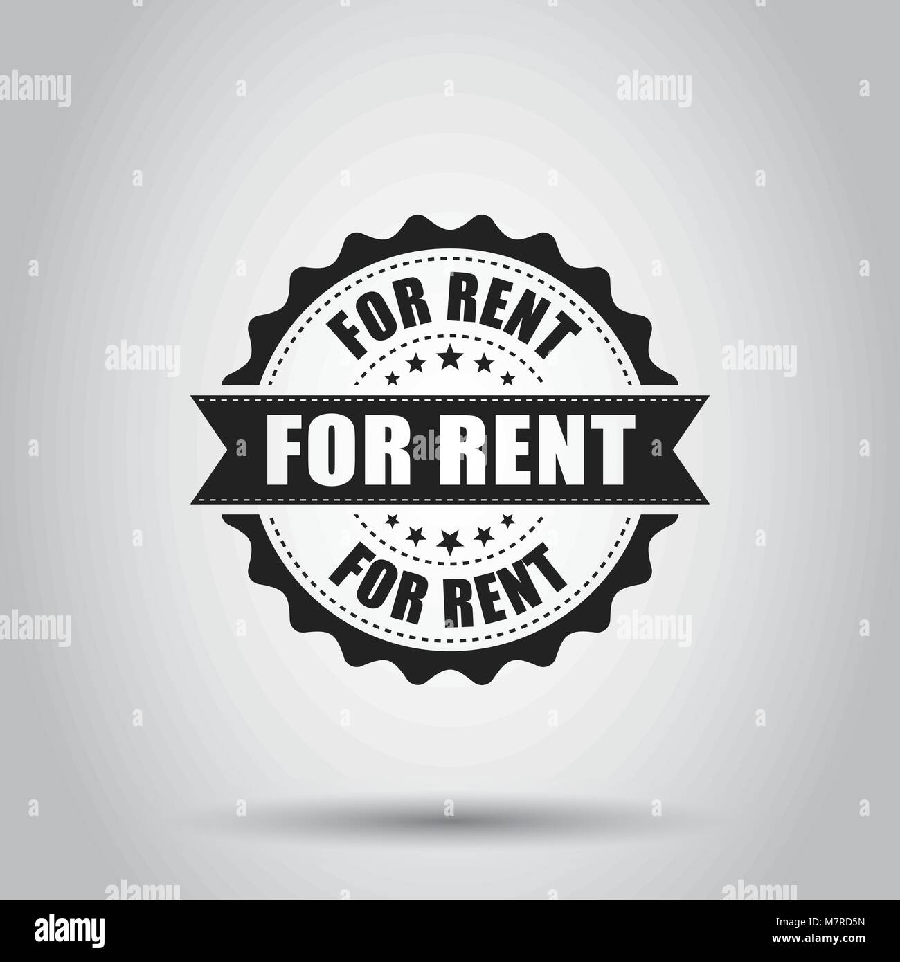 For rent grunge rubber stamp. Vector illustration on white background ...