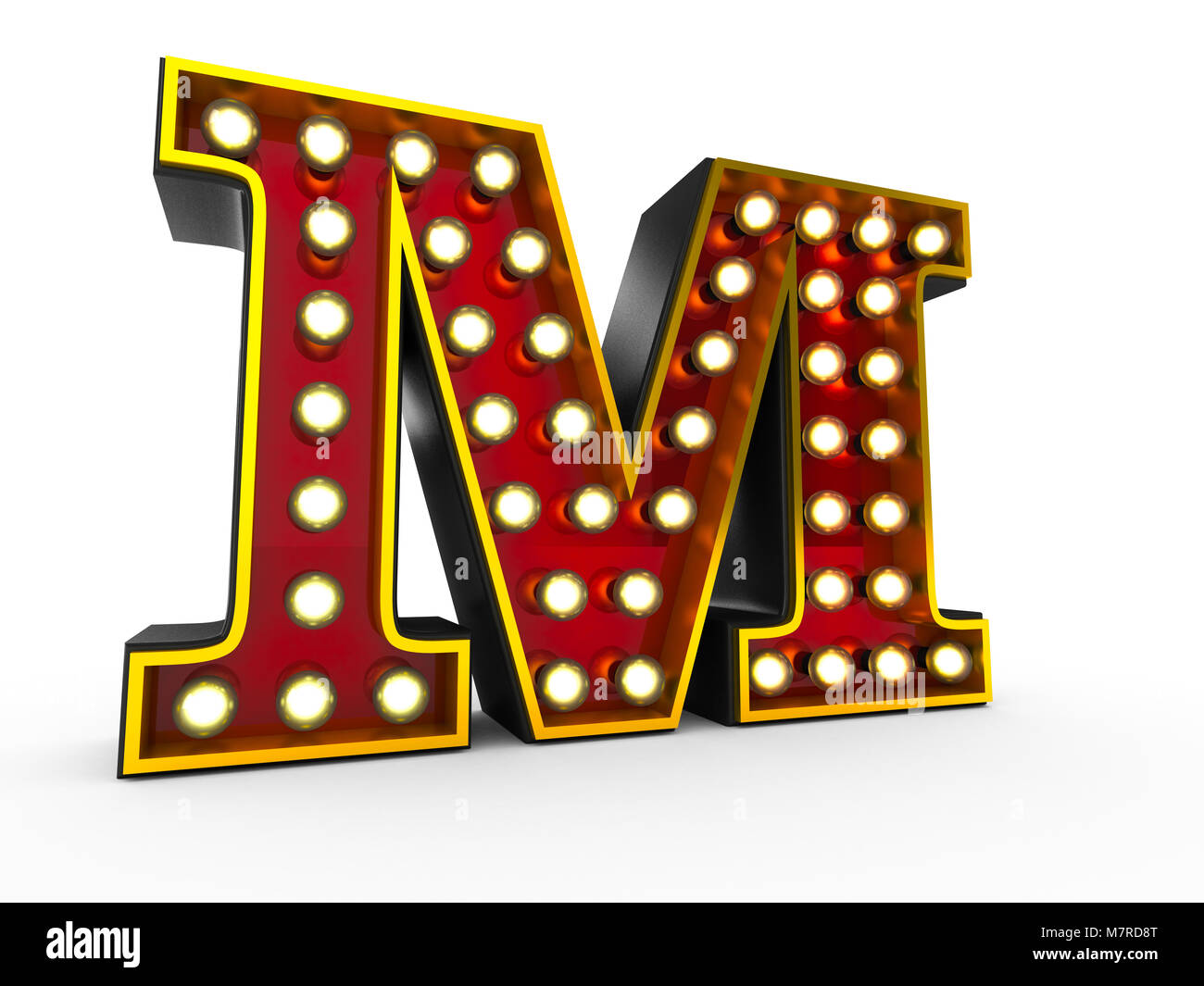 3d letter m Cut Out Stock Images & Pictures - Alamy