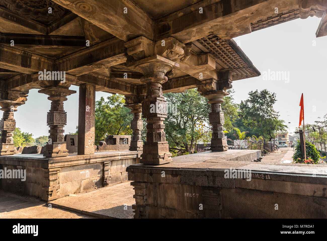 Hemadpanti shiva temple, the 11th century temple is built of stone in ...