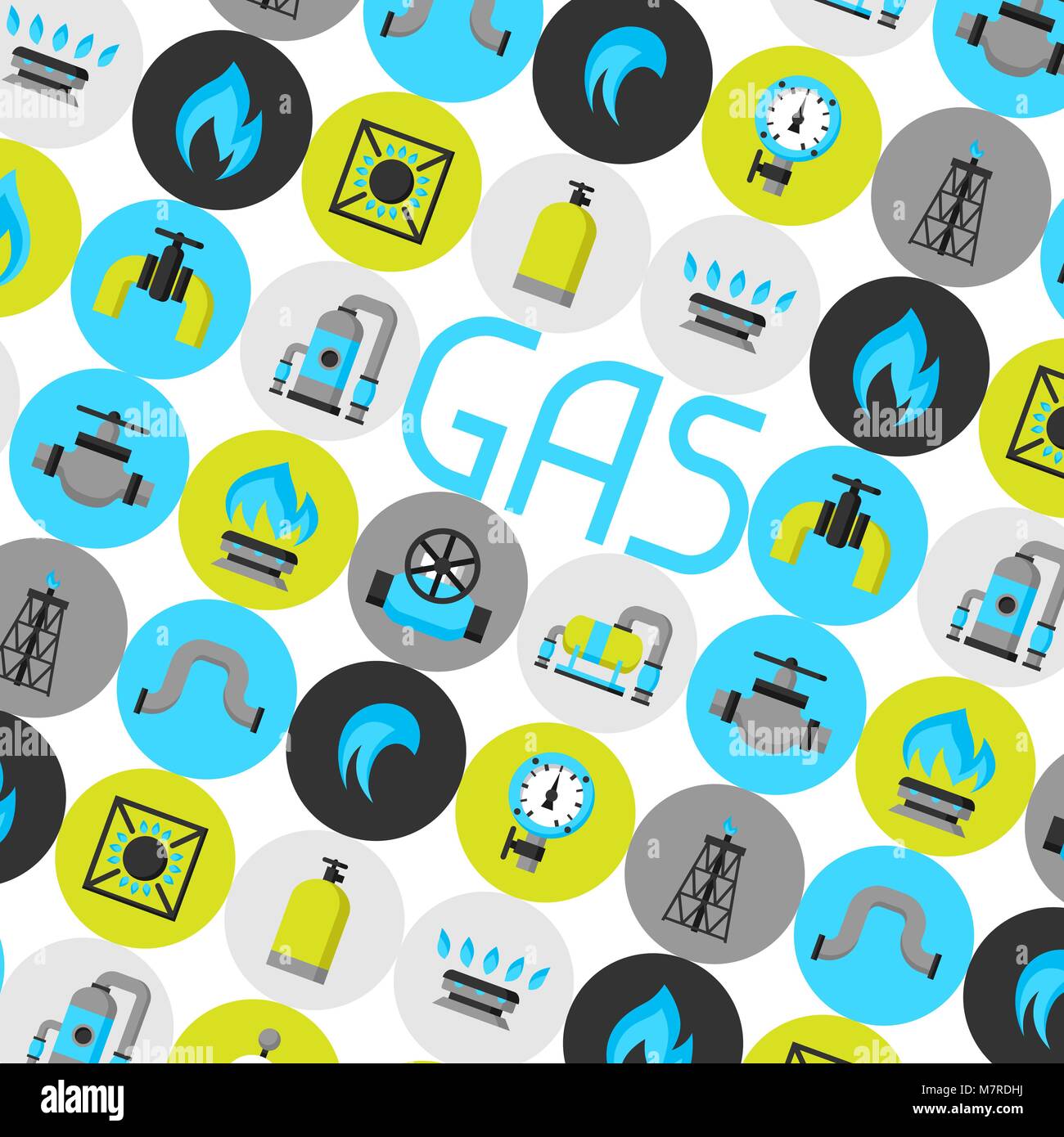 Natural gas production, injection and storage. Industrial background ...