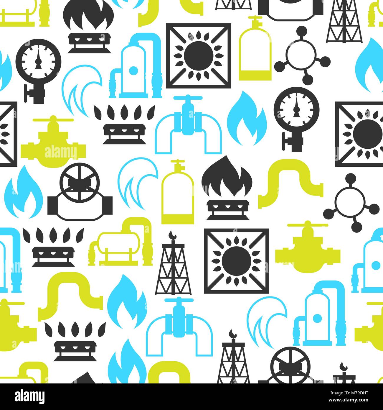 Natural gas production, injection and storage. Industrial seamless ...