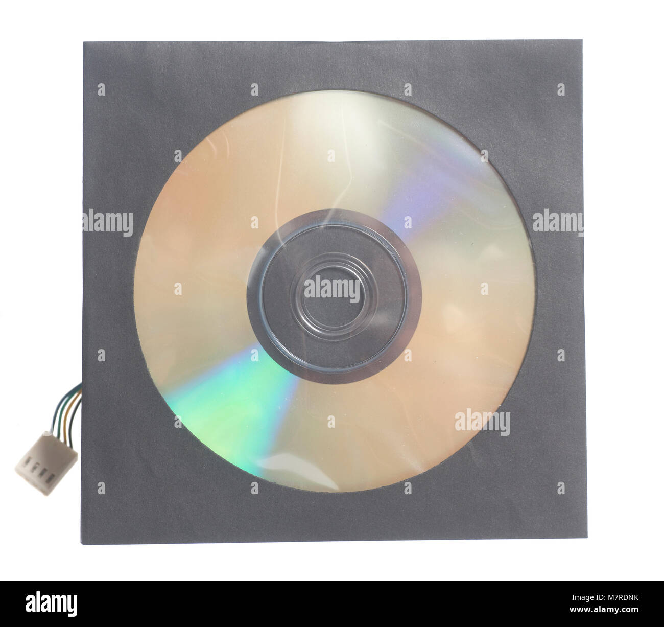 Blank DVD CD case and disc isolated Stock Photo - Alamy