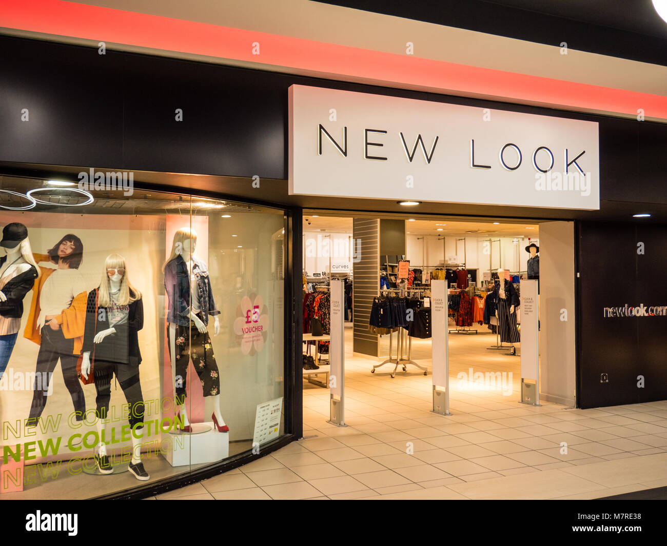 New Look Store, Broad Street Mall, Reading, Berkshire, England Stock ...