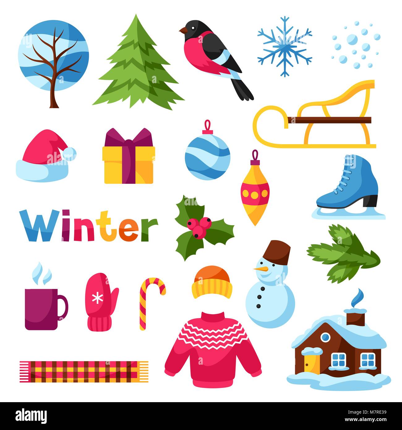 Sled play Stock Vector Images - Alamy