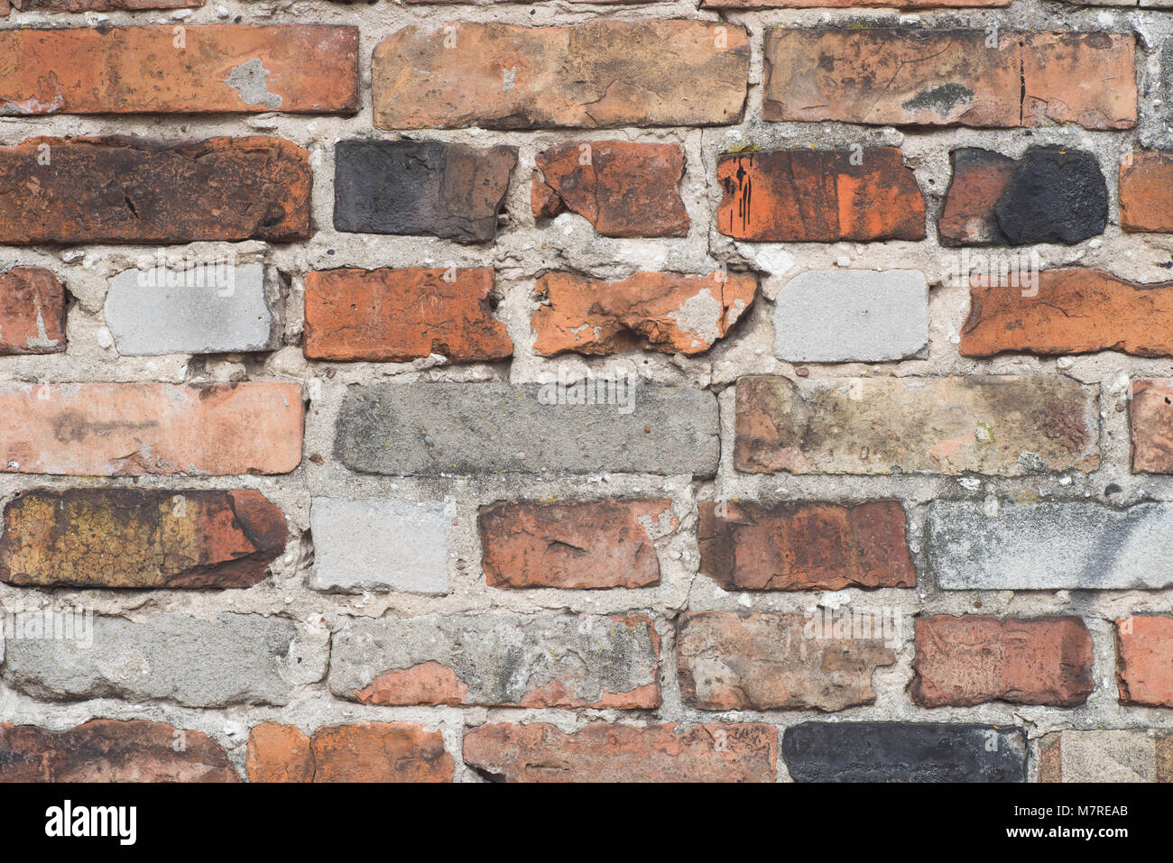 old weathered brick wall texture background Stock Photo - Alamy