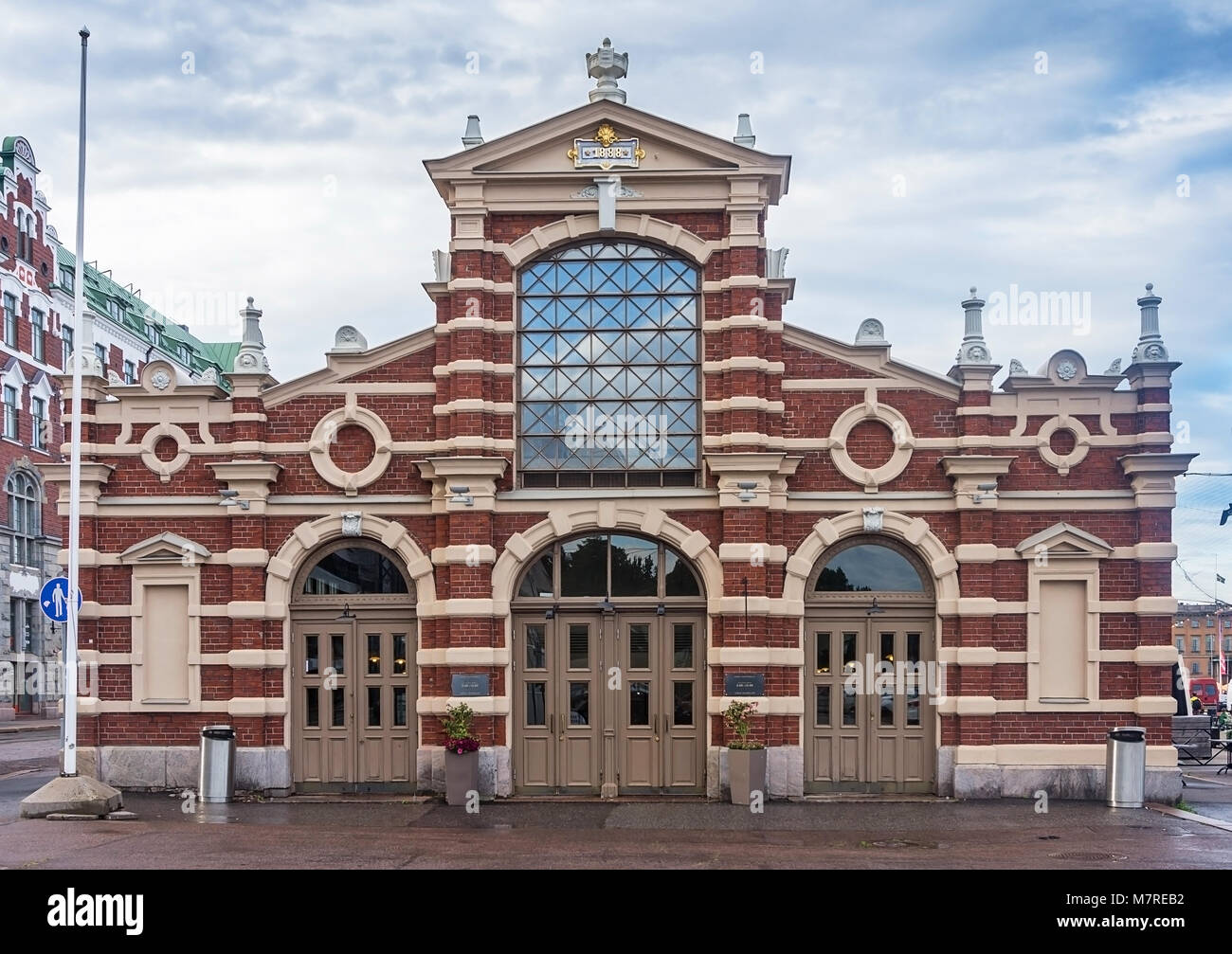 Old Market Hall, Vanha kauppahalli in the center of Helsinki, Finland ...