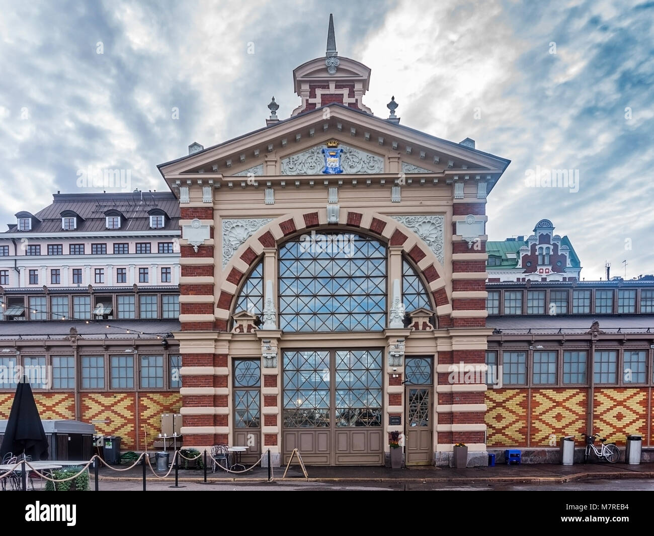 Old Market Hall, Vanha kauppahalli in the center of Helsinki, Finland ...