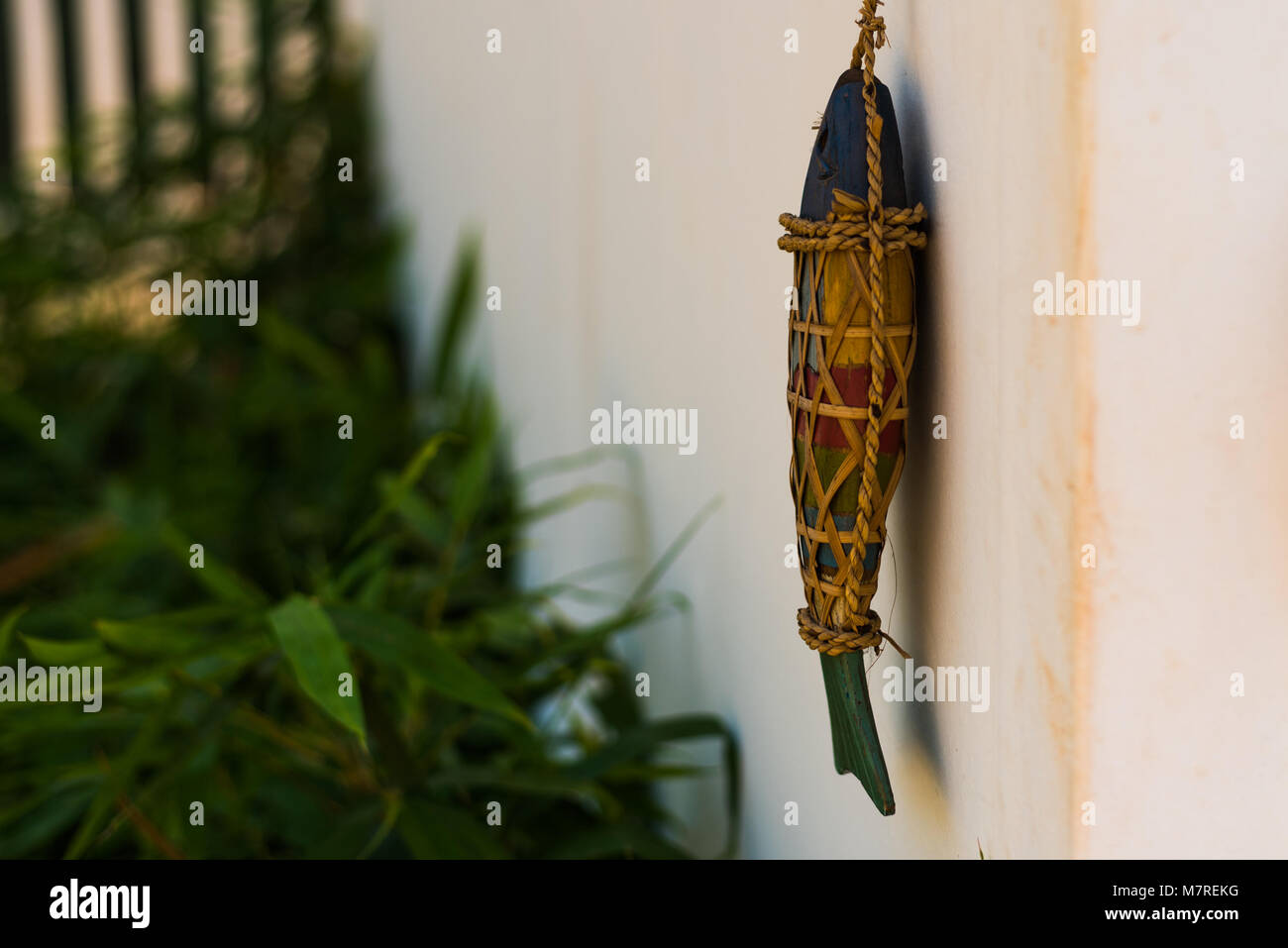 Beautiful Fish hanging on the wall Stock Photo - Alamy