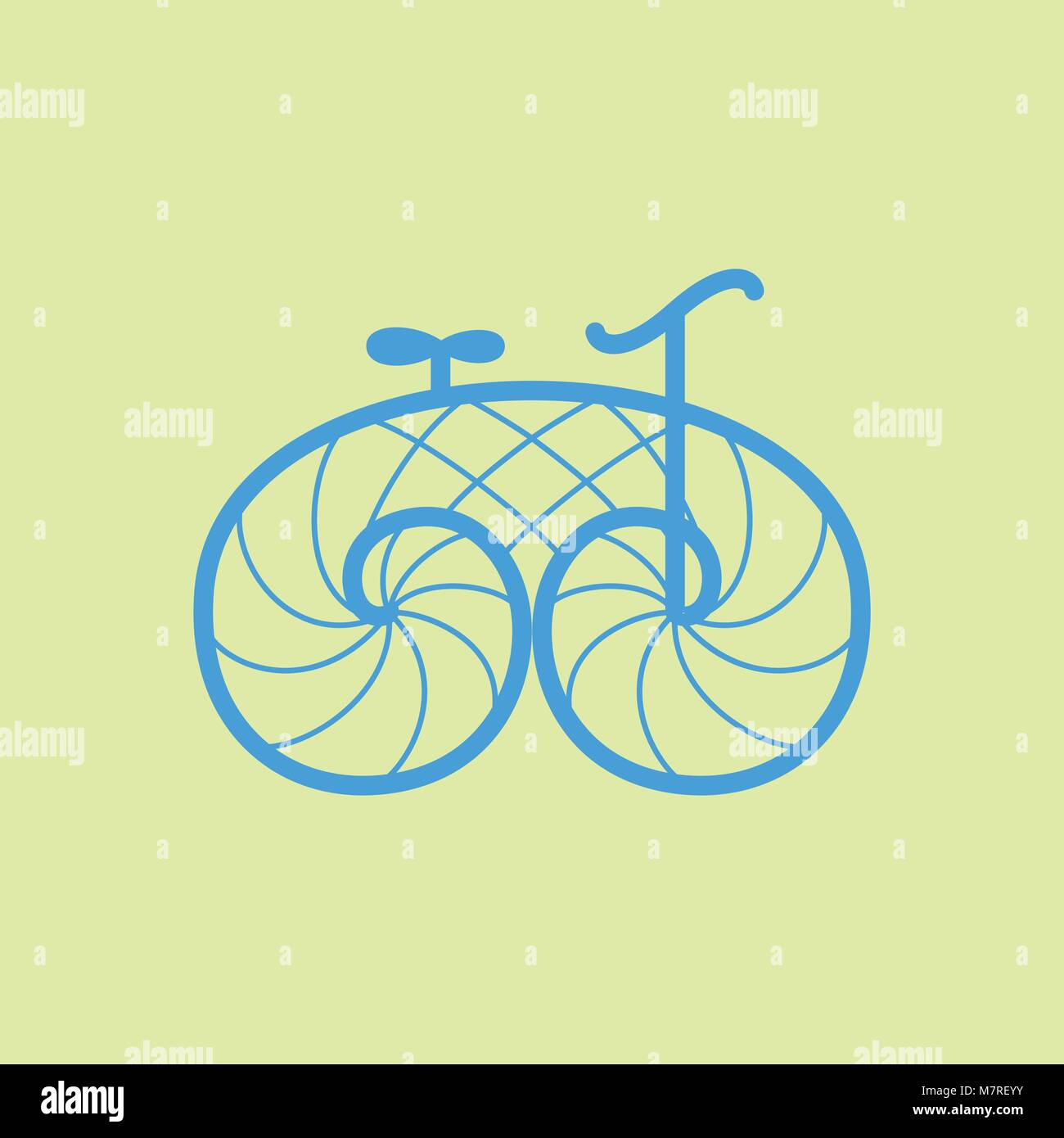 Bicycle as art Stock Vector Images - Alamy
