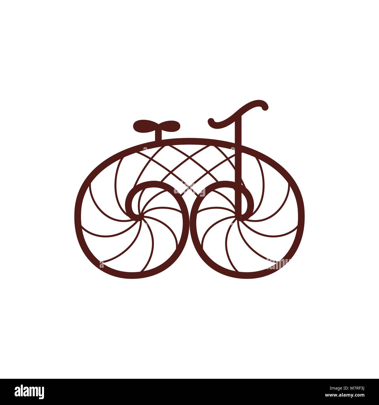 Bicycle as art Stock Vector Images - Alamy