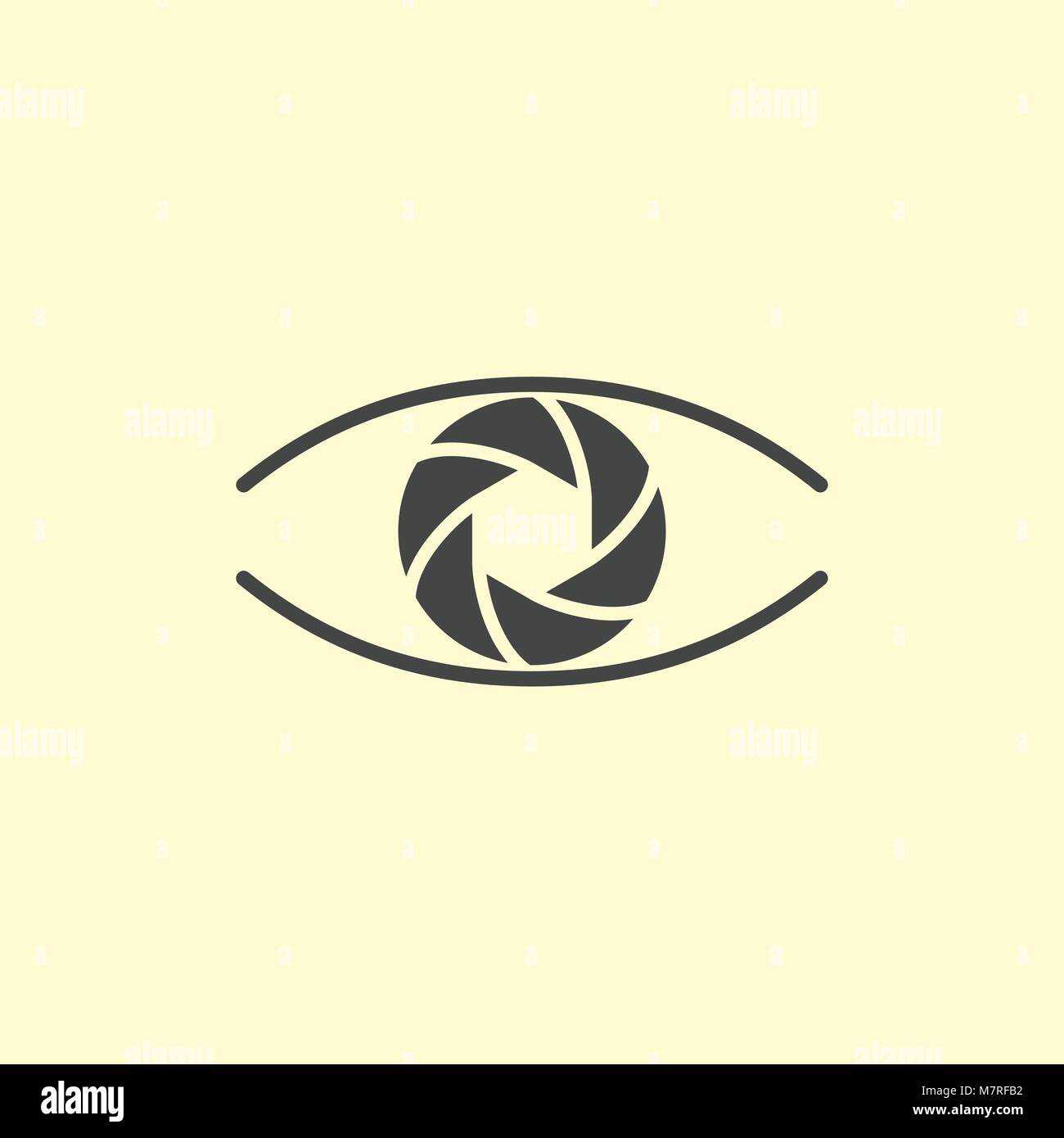 Photography logo design eye Stock Vector Image & Art - Alamy