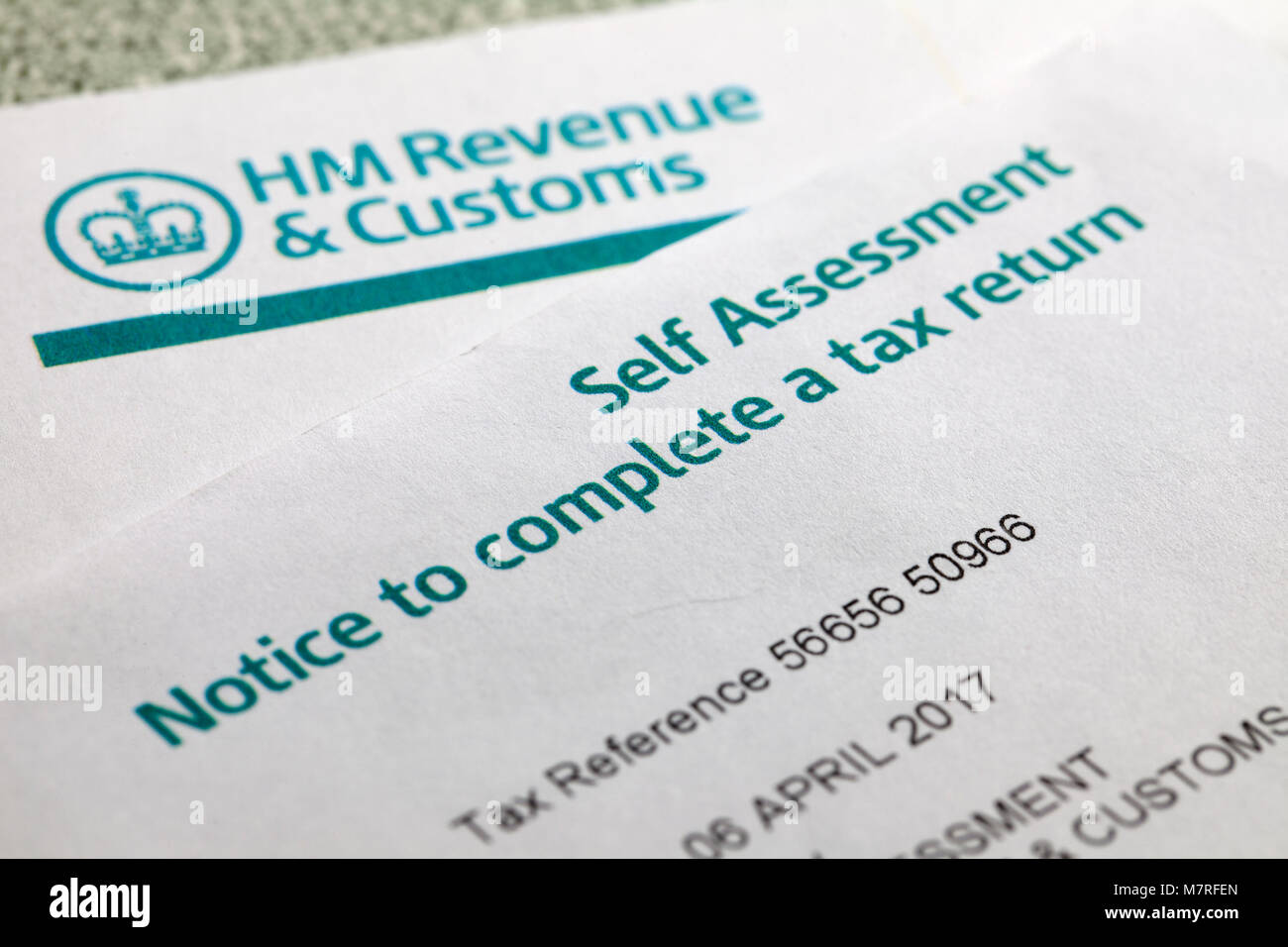 Notice of assessment hi-res stock photography and images - Alamy