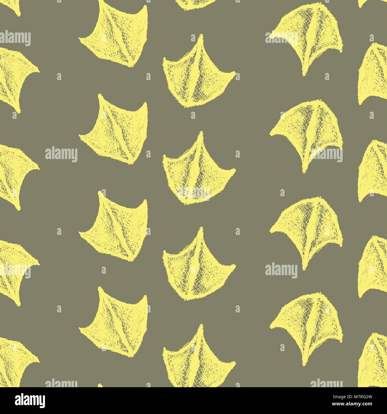 seamless pattern made from ducks trails. Vector trails of duck. Vector ...