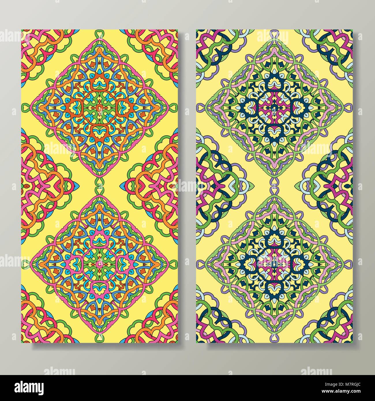 seamless vertical patterns set with hand drawn texture for Wedding ...