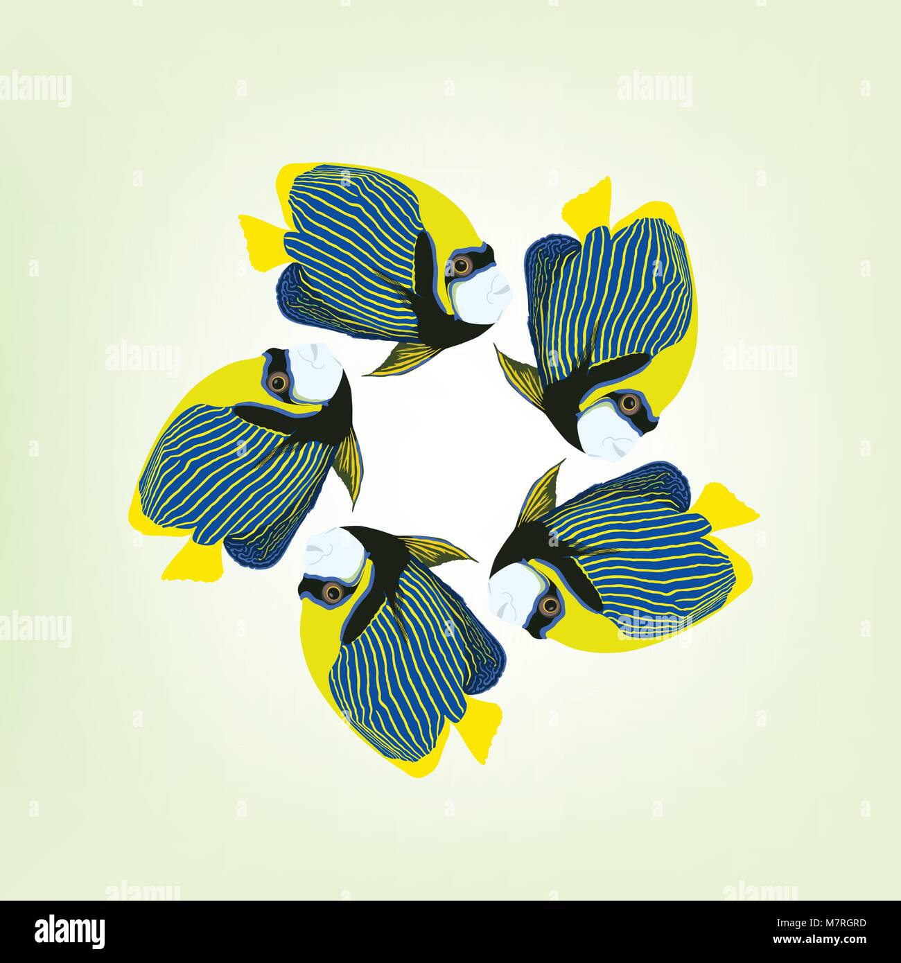 Emperor fishes Stock Vector Images - Alamy