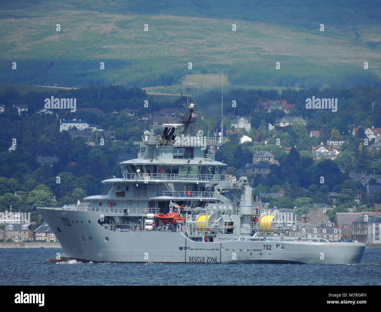 El Moussif (702), an El Moundjid-class emergency towing vessel operated by the Algerian Navy, on ...