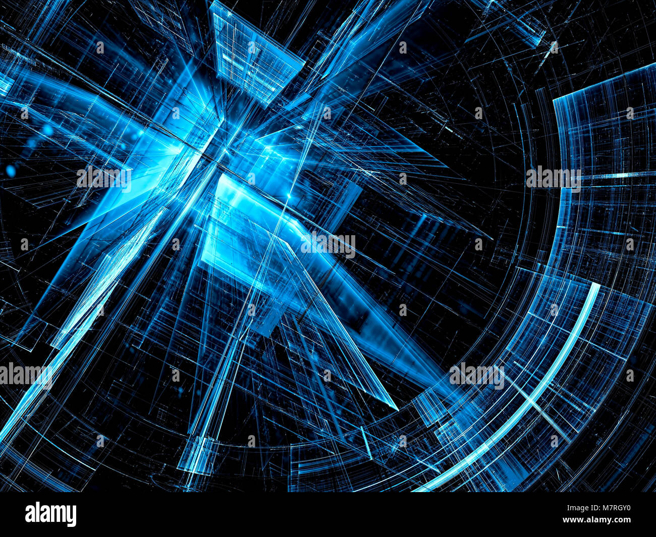 Teleport futuristic portal circle hi-res stock photography and images ...