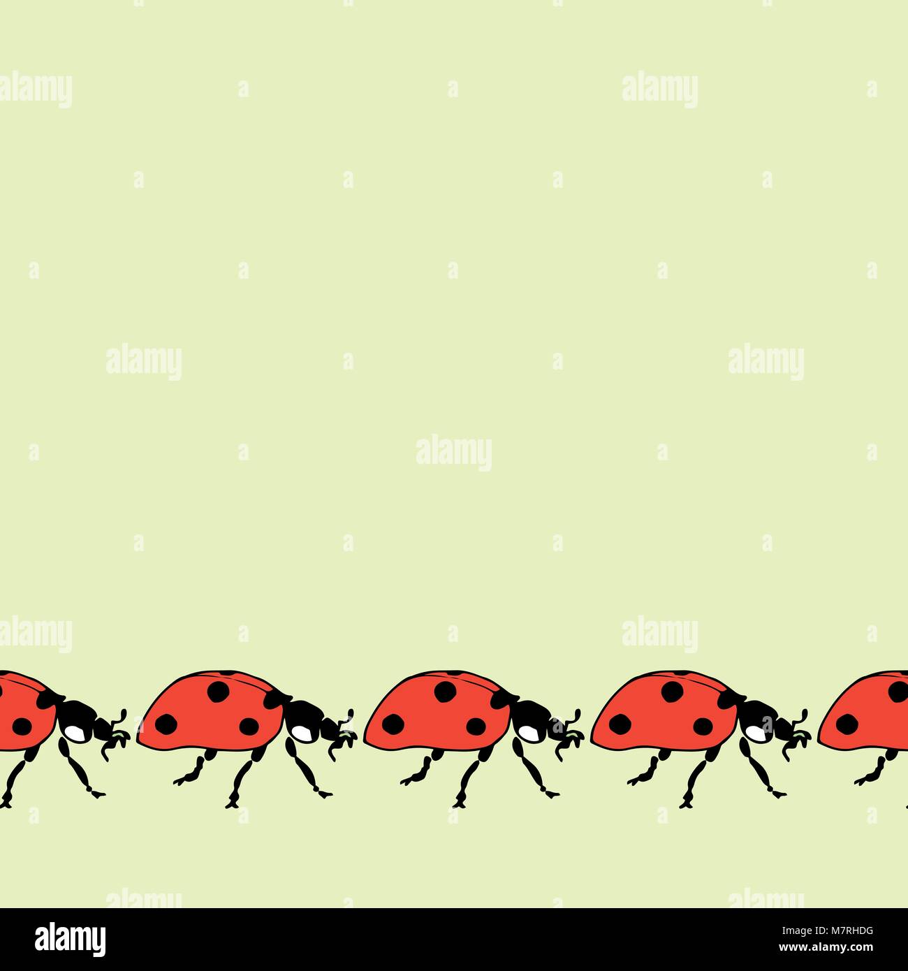 Bug border Stock Vector Images - Alamy