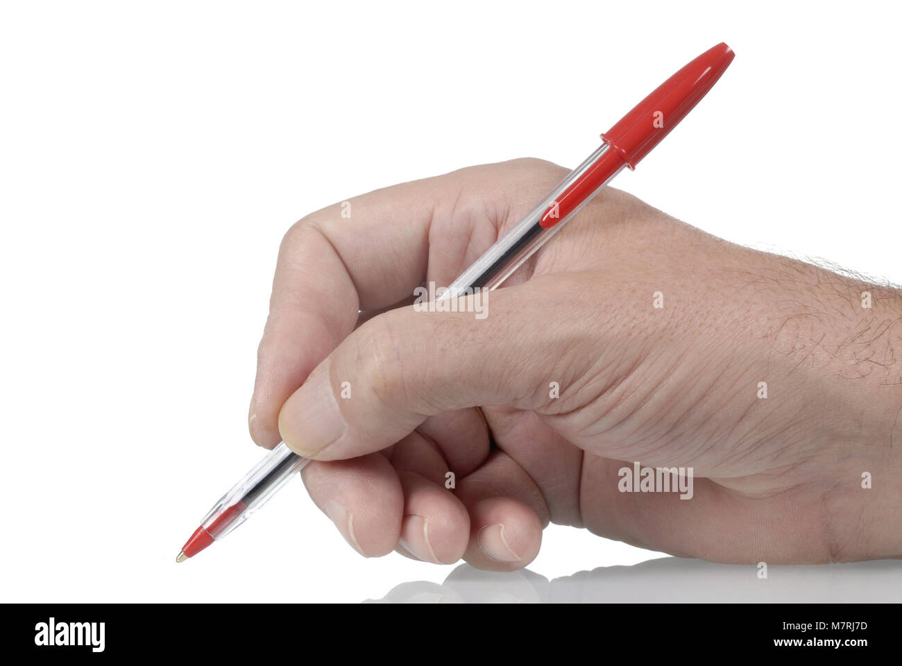 Closeup man ballpoint pen in hi-res stock photography and images - Alamy