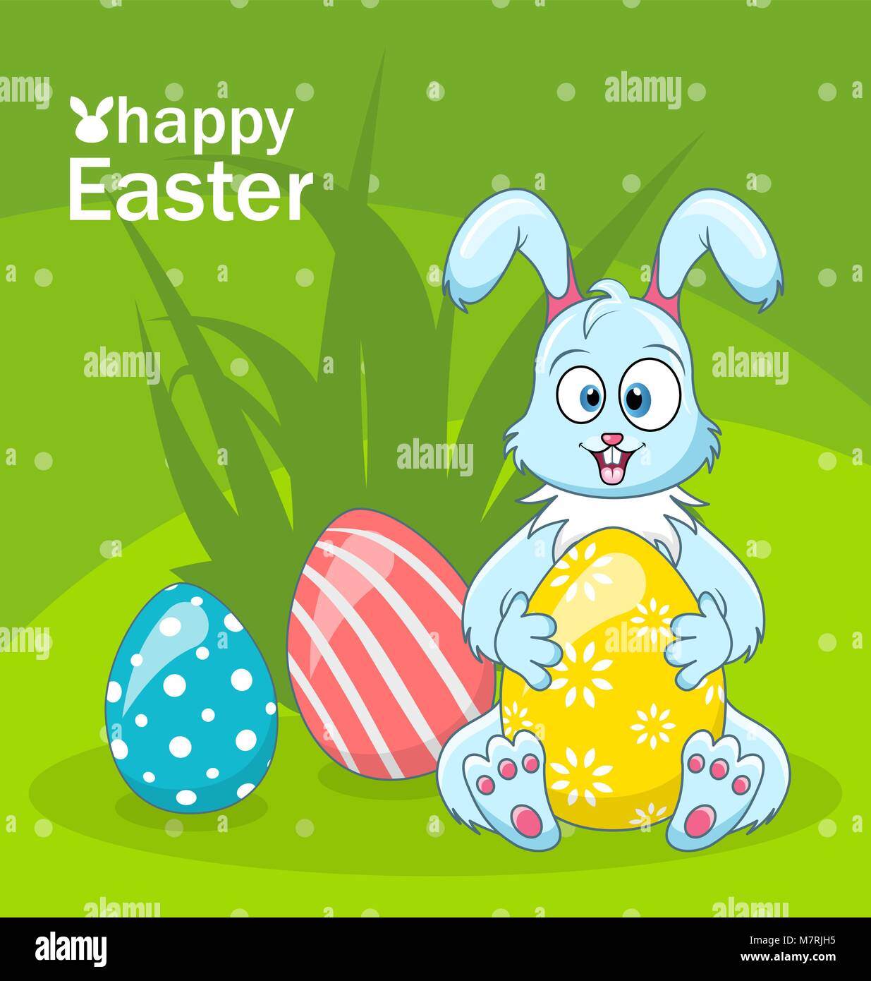 Frohe ostern card easter Stock Vector Images - Alamy