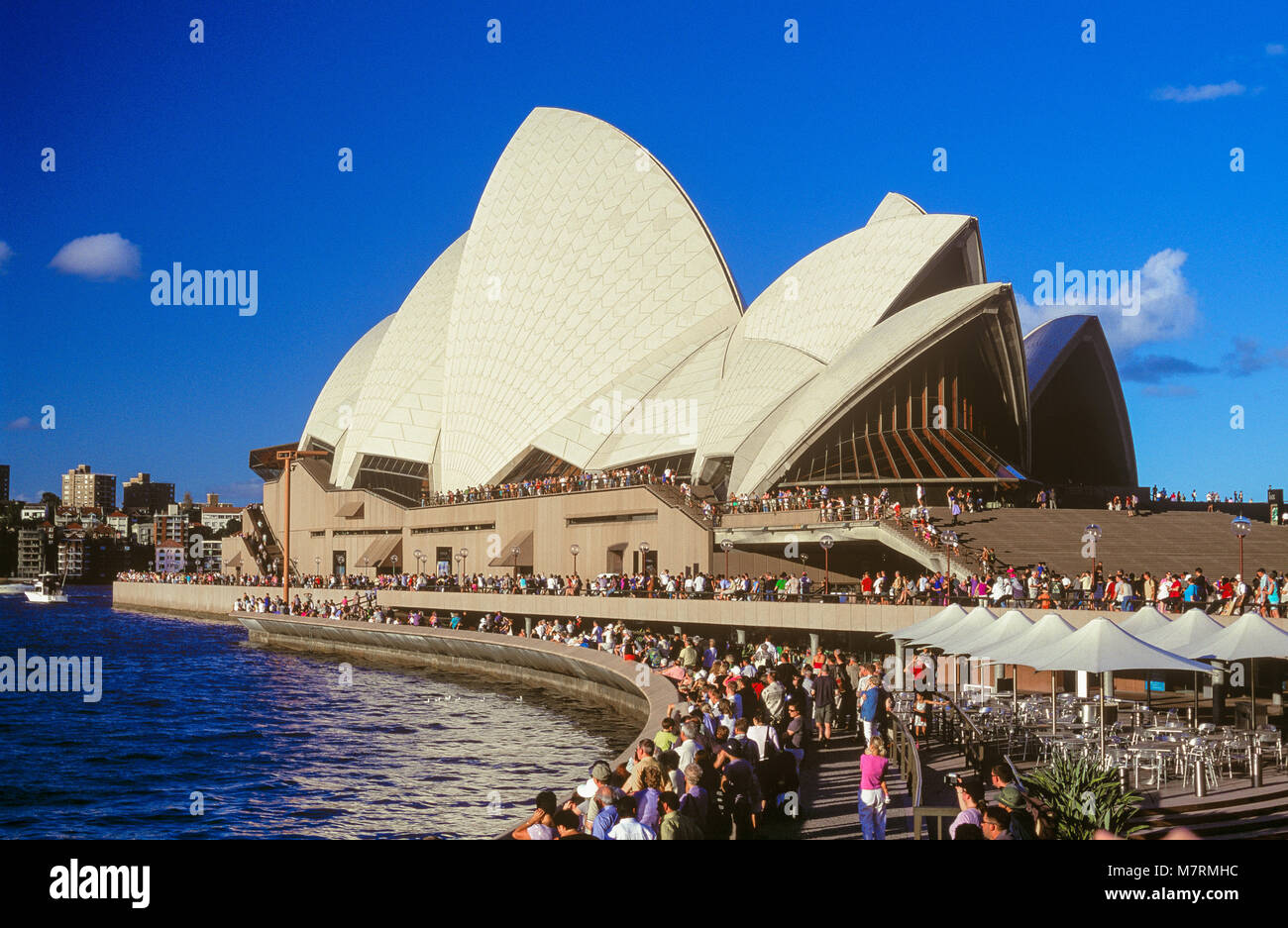 Sydney Opera House in Australia, seen from its western boardwalk at ...