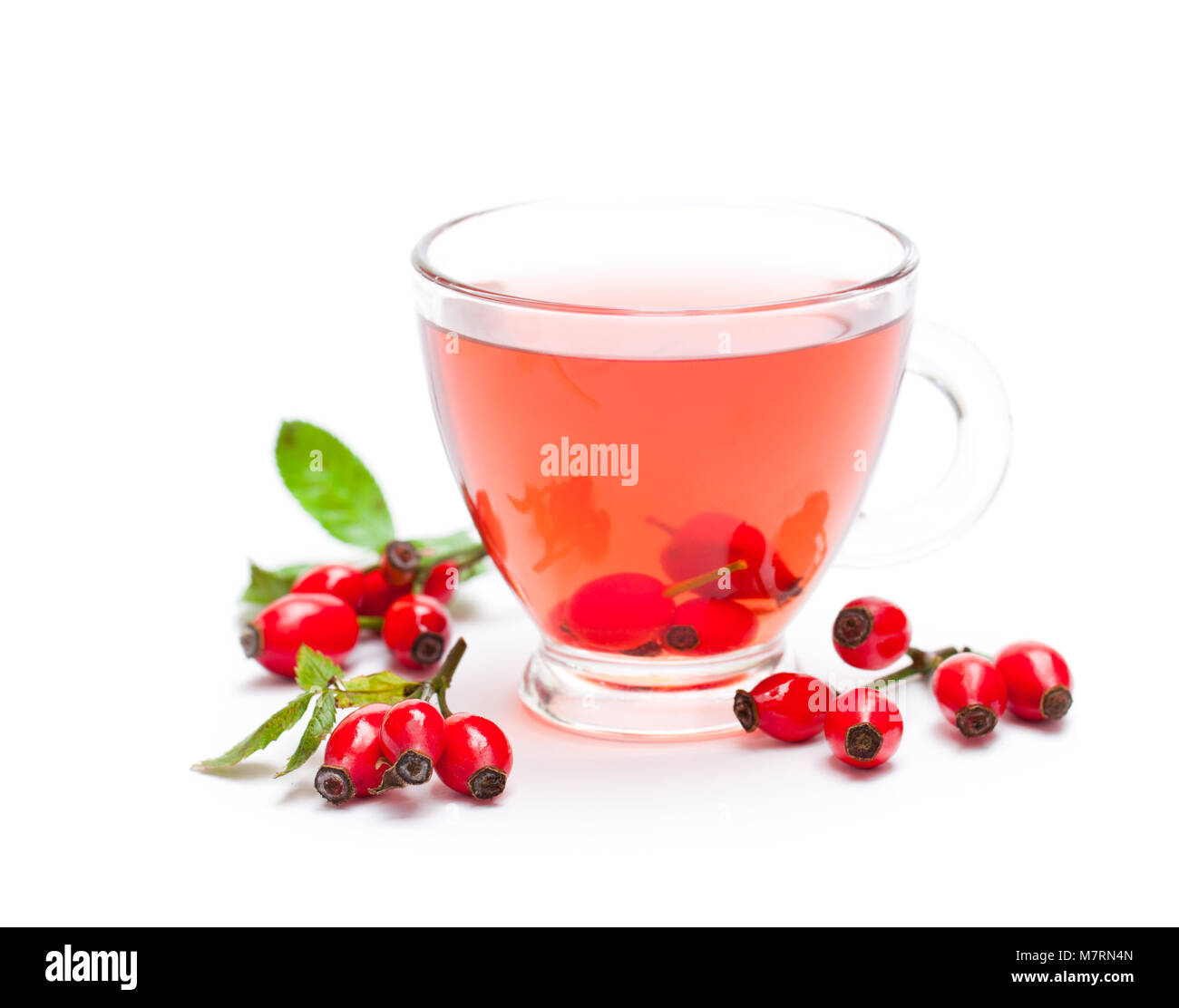 Cup rosehip herbal tea Cut Out Stock Images & Pictures - Alamy