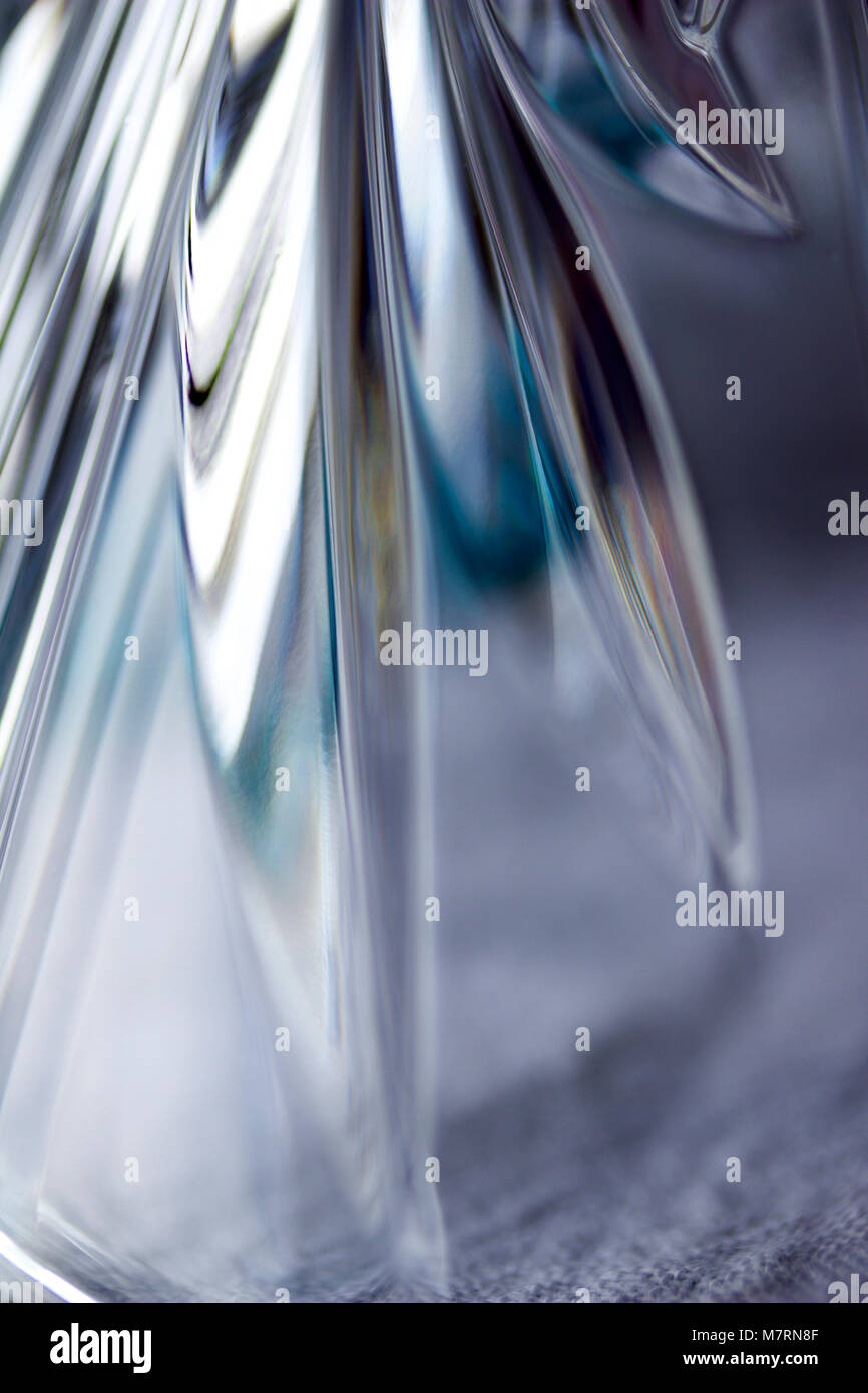 Macro abstract background of beautiful patterns cut into modern lead ...