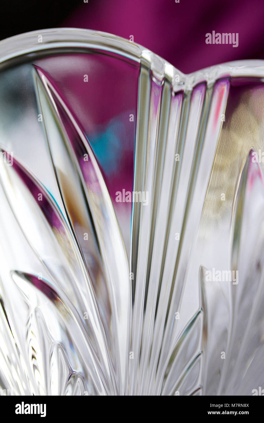 Macro abstract background of beautiful patterns cut into modern lead ...