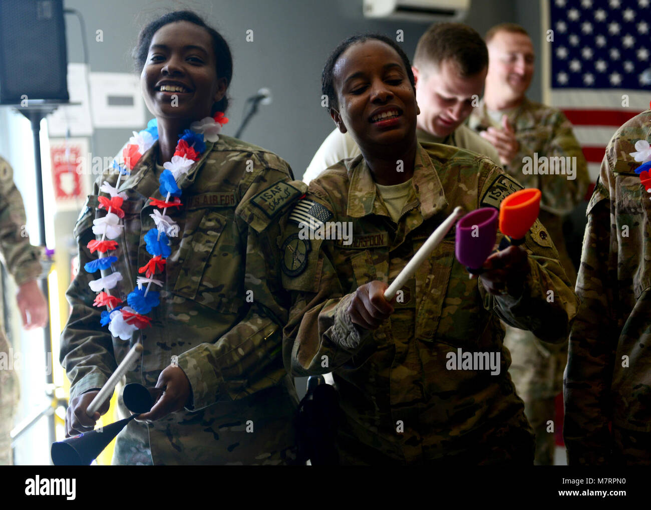455th Air Expeditionary Wing Bagram Airfield, Afghanistan Stock Photo ...