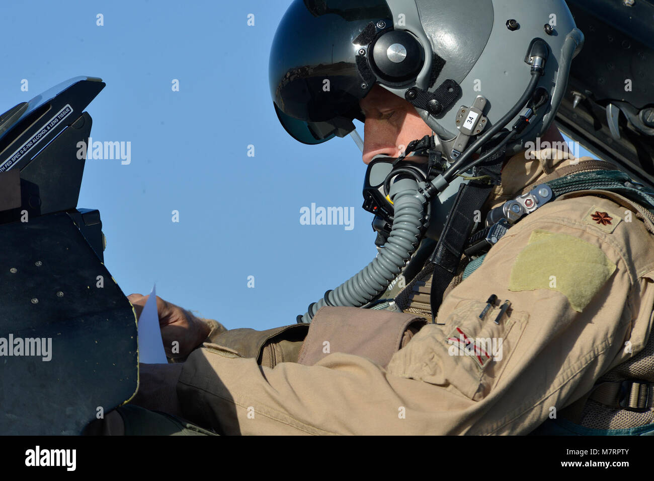 U.S. Air Force Major Raymond Fowler, a pilot with the 100th ...