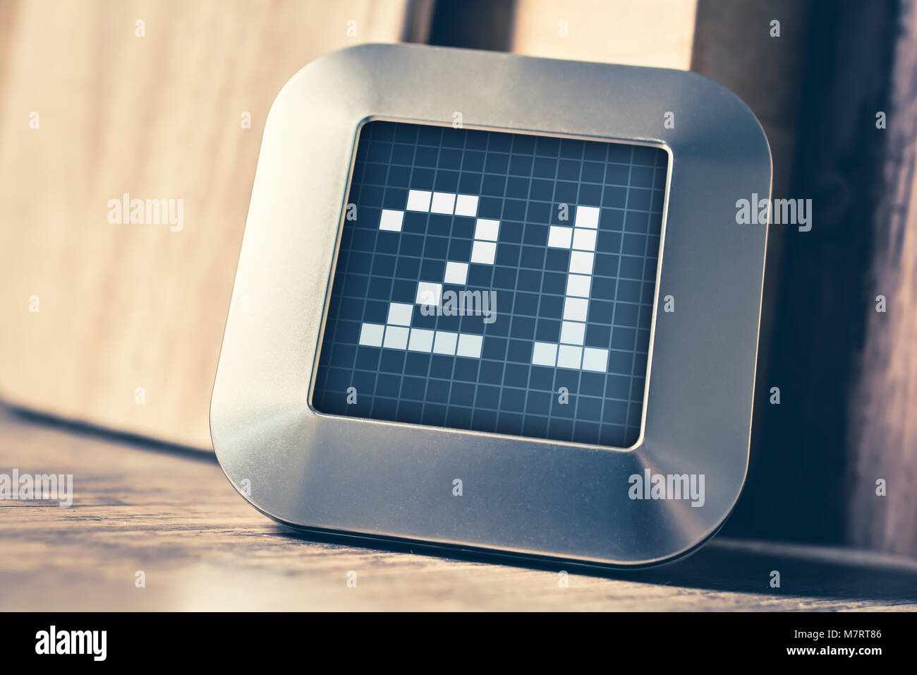 The Number 21 On A Digital Calendar, Thermostat Or Timer Stock Photo ...