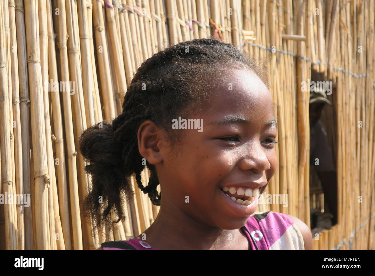 Cute Malagasy kids in poor village on Madagascar island Stock Photo - Alamy