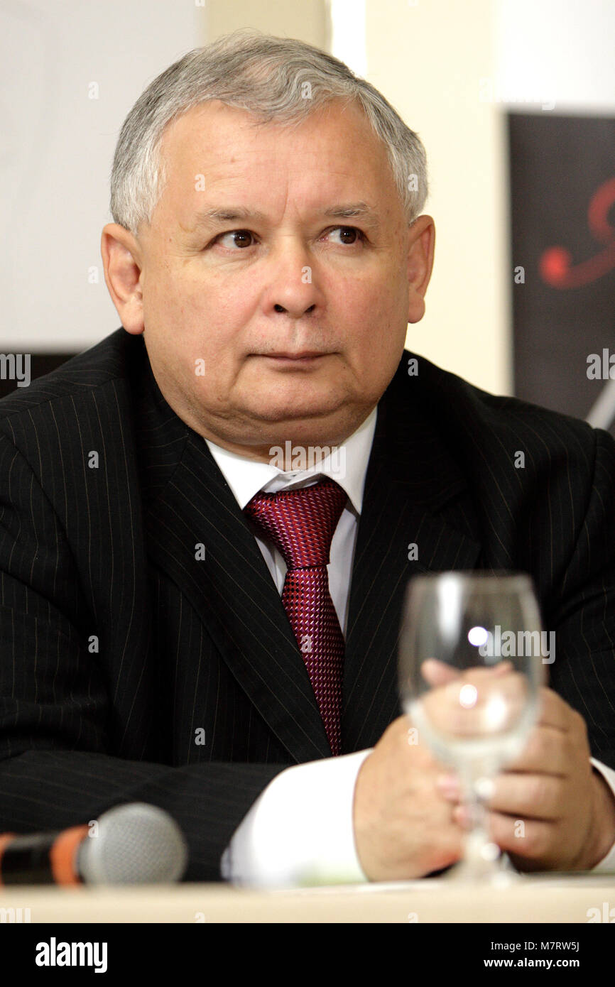 Jaroslaw kaczynski face hi-res stock photography and images - Alamy
