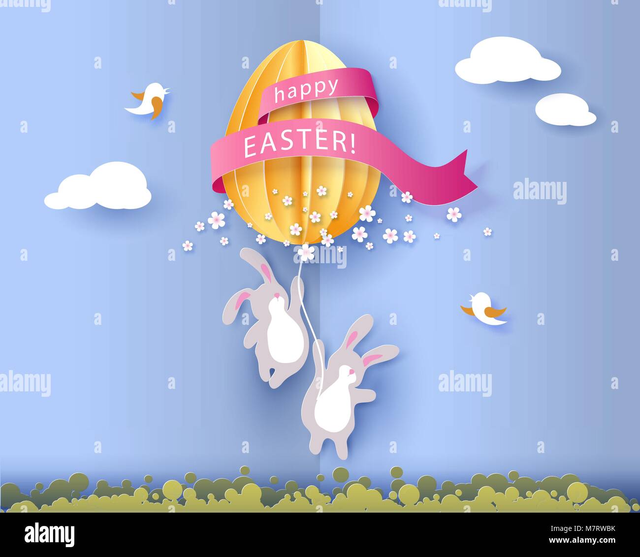 Easter banny Stock Vector Images - Alamy