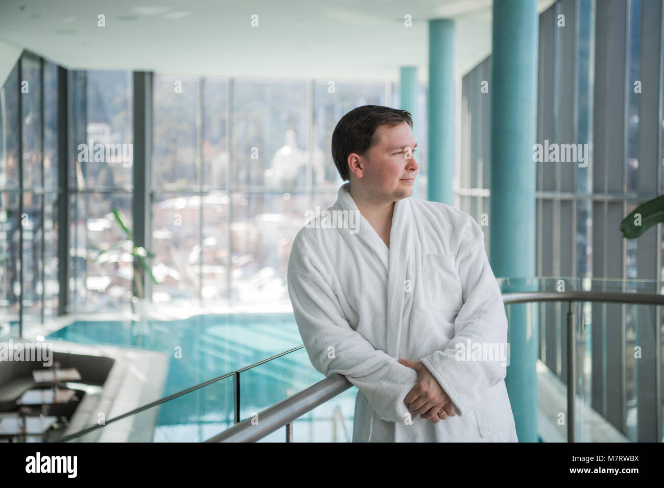 Spa pool robe hi-res stock photography and images - Alamy
