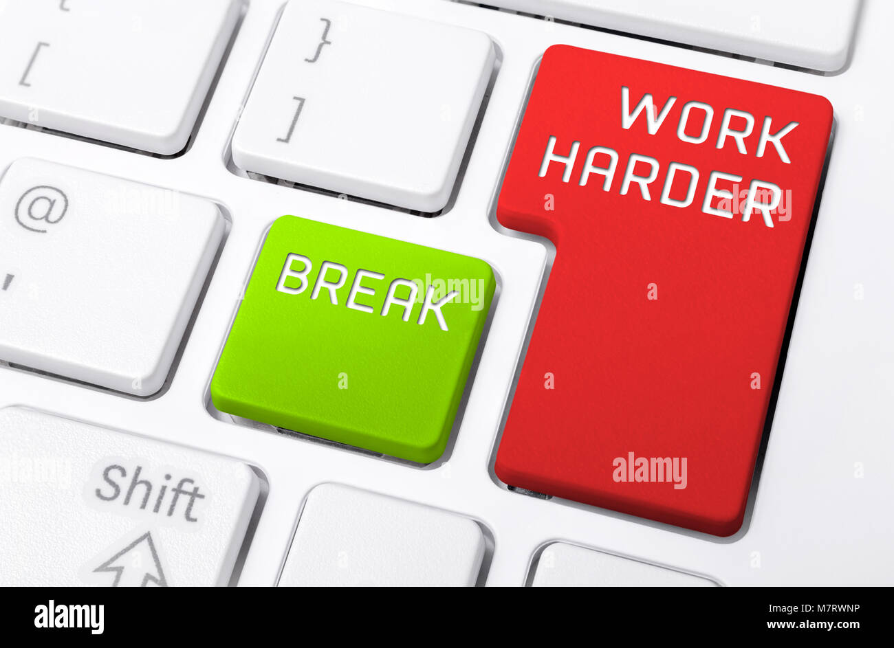 Keyboard with break button hi-res stock photography and images - Alamy