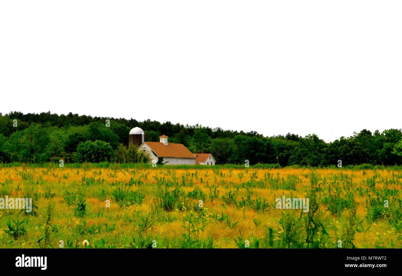 Farm House along Minuteman Trail Stock Photo - Alamy
