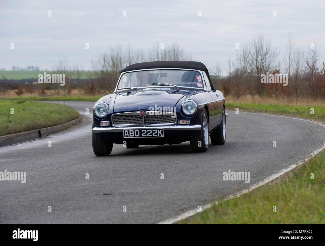 1972 MGB convertible with Minilite style alloy wheels Stock Photo - Alamy