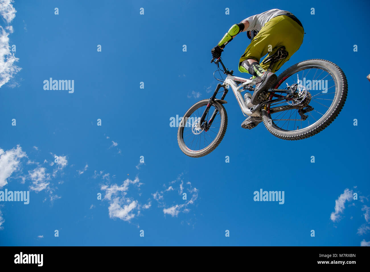 jump with bicycle Stock Photo - Alamy