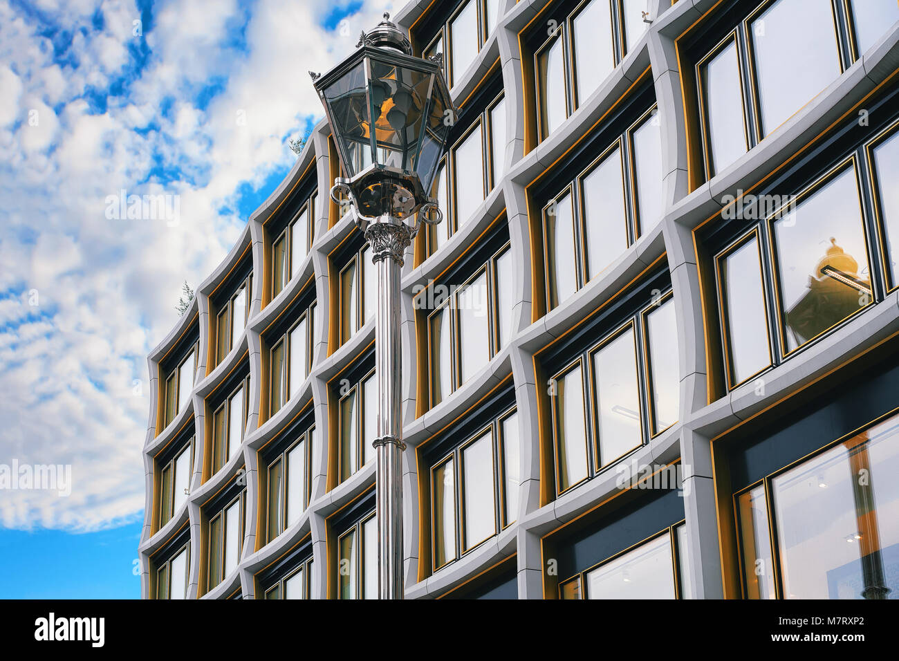Berlin, Germany - December 11, 2017: Modern office architecture on ...