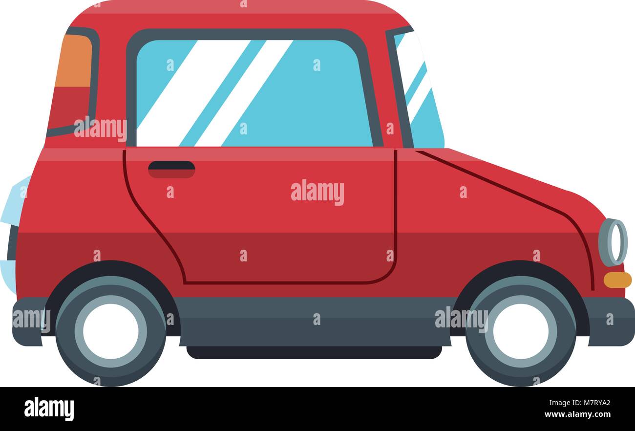 Funny small car cartoon vector illustration graphic design Stock Vector ...