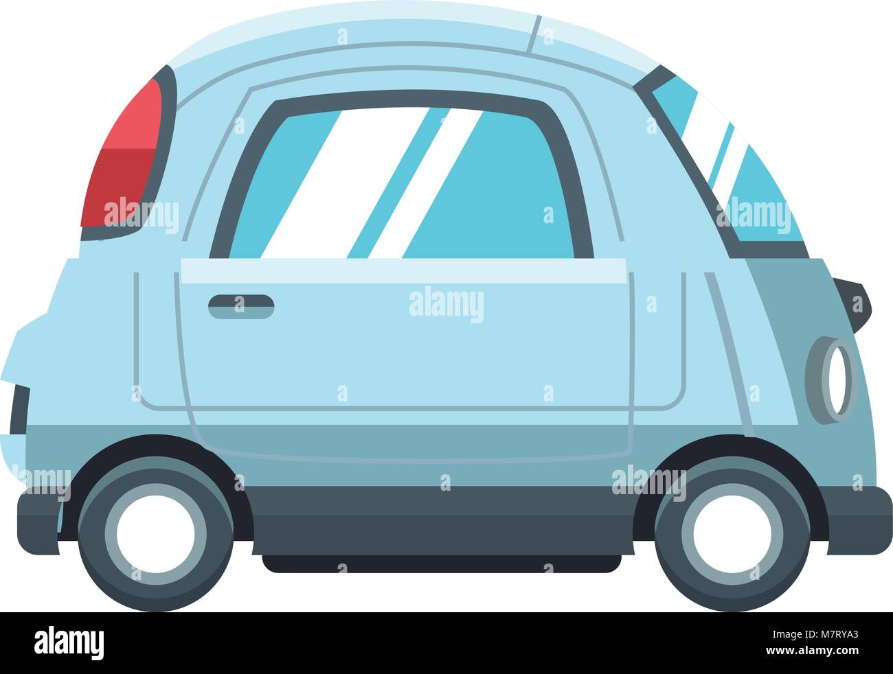 Funny small car cartoon vector illustration graphic design Stock Vector ...