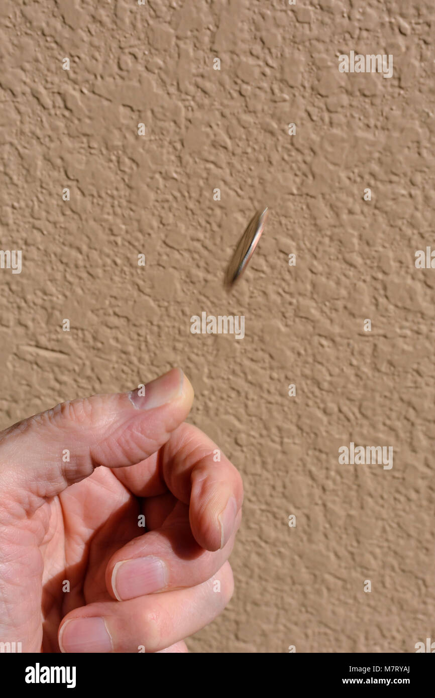 Coin toss hi-res stock photography and images - Alamy