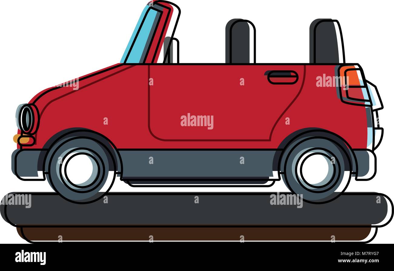 Funny small car cartoon Stock Vector Image & Art - Alamy