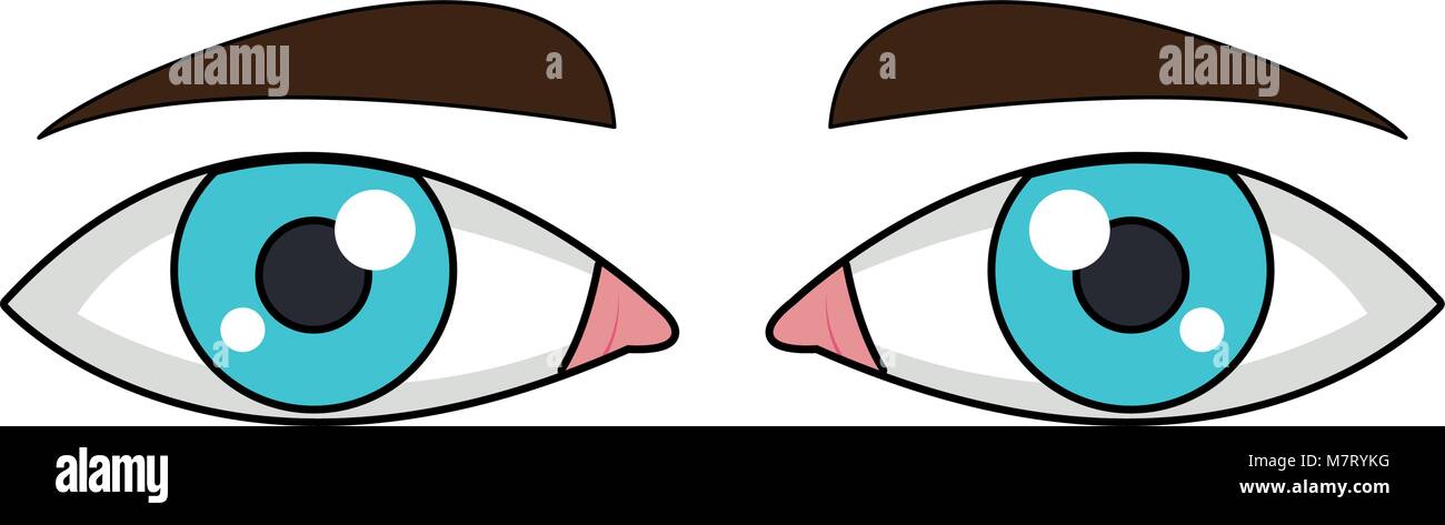 Human eyes cartoon Stock Vector Image & Art - Alamy
