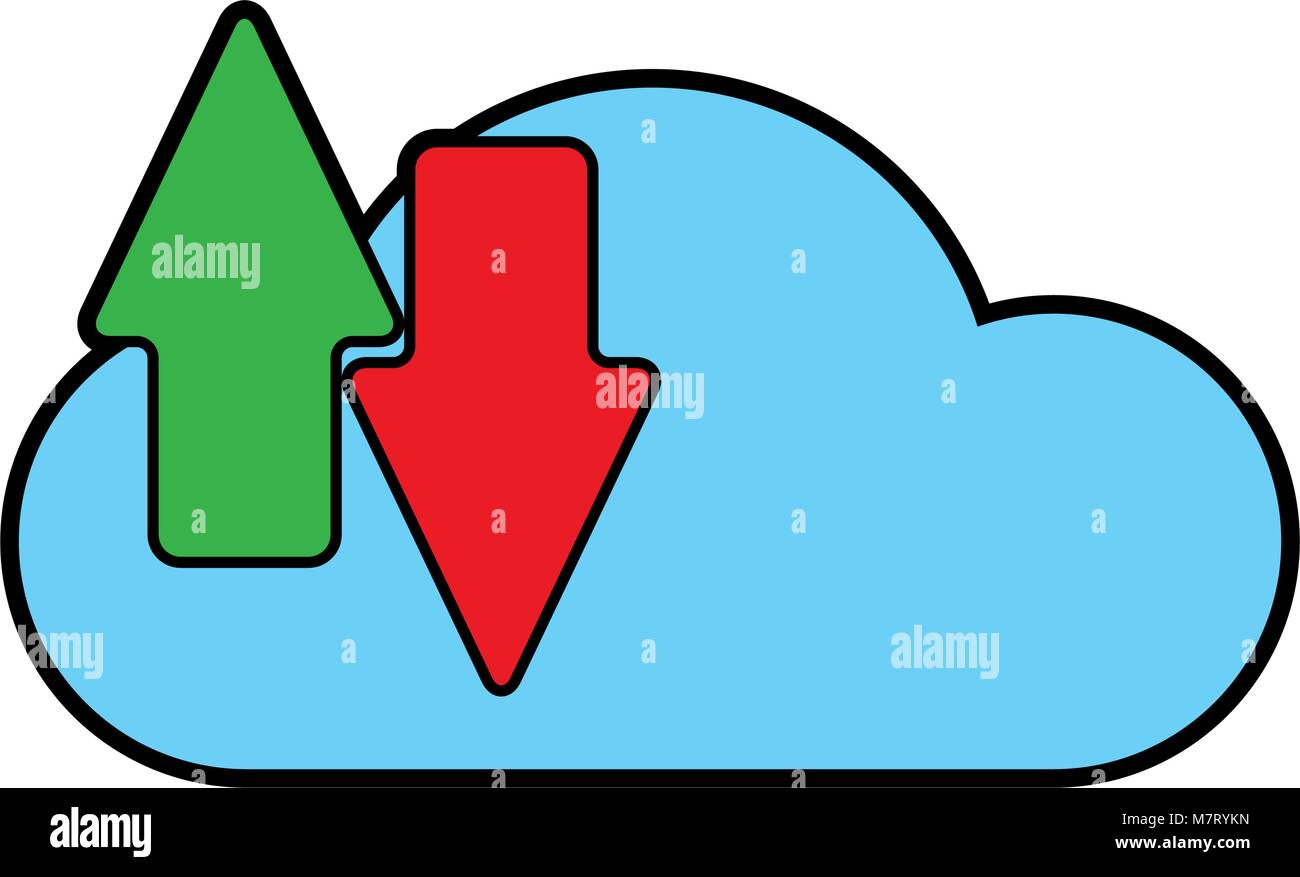 Cloud computing technology symbol Stock Vector Image & Art - Alamy
